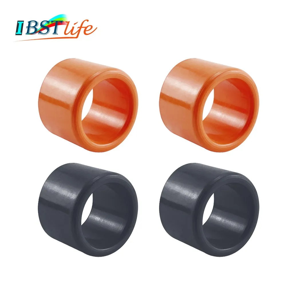 Black-Orange-UV-Stabilised-Rubber-Insert-Protectors-For-Fishing-Rod ...