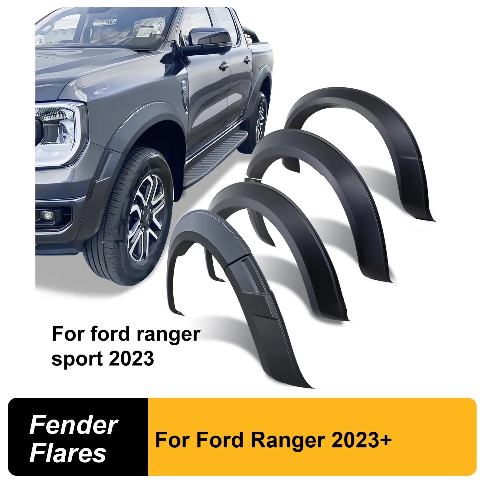 Fender-Flares-Wheel-Arch-Extension-for-Ford-Ranger-Next-Gen-2022-2023 ...