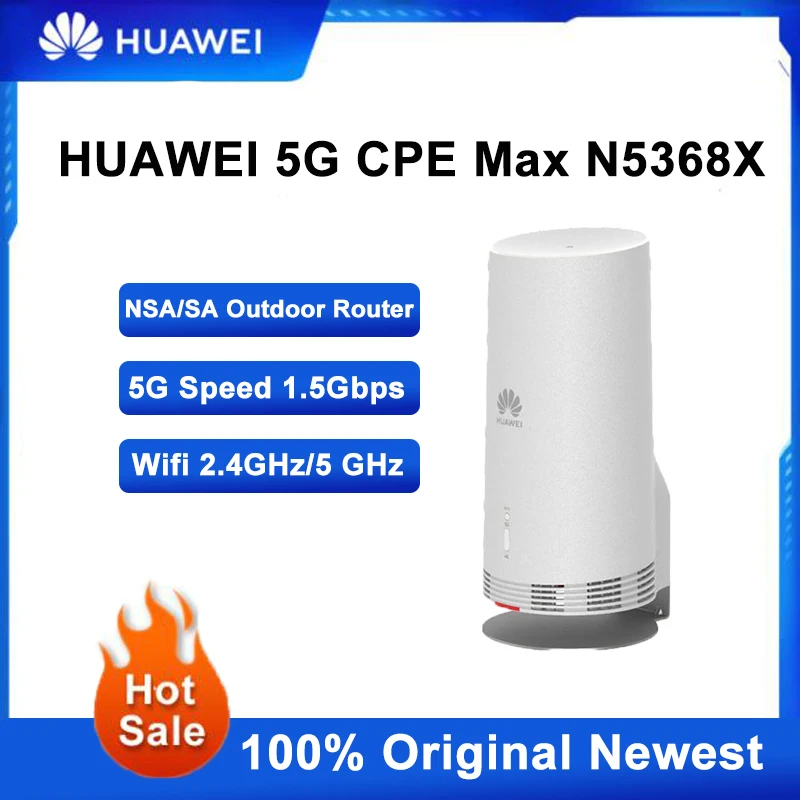 Unlocked Huawei 5G CPE MAX Outdoor Router N5368X NR NSA+SA Network Dual ...