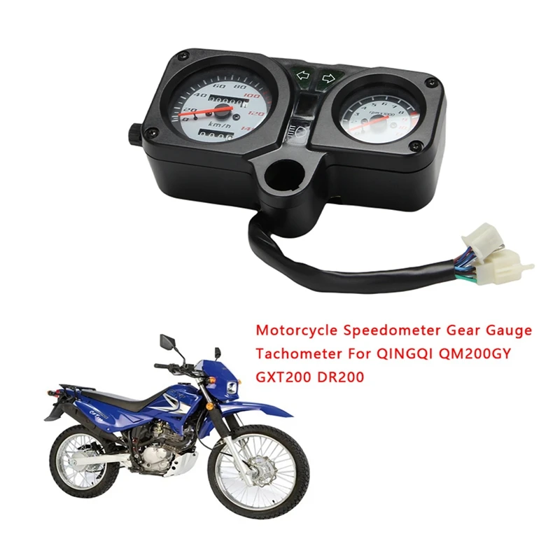 Motorcycle-Speedometer-Gear-Gauge-Tachometer-For-Suzuki-QINGQI-QM200GY ...