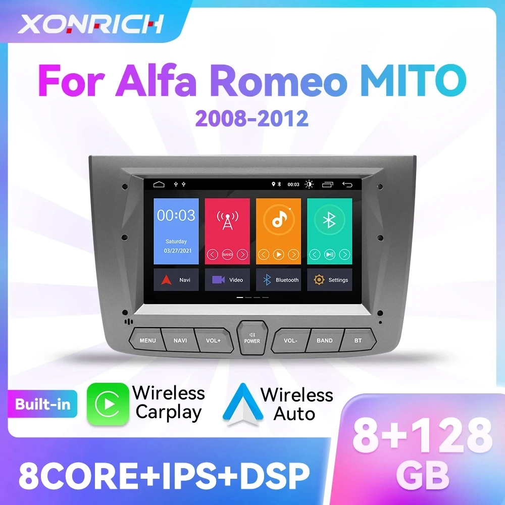 Wireless-Carplay-Car-Radio-Player-For-Alfa-Romeo-Mito-2008-2012-Android ...