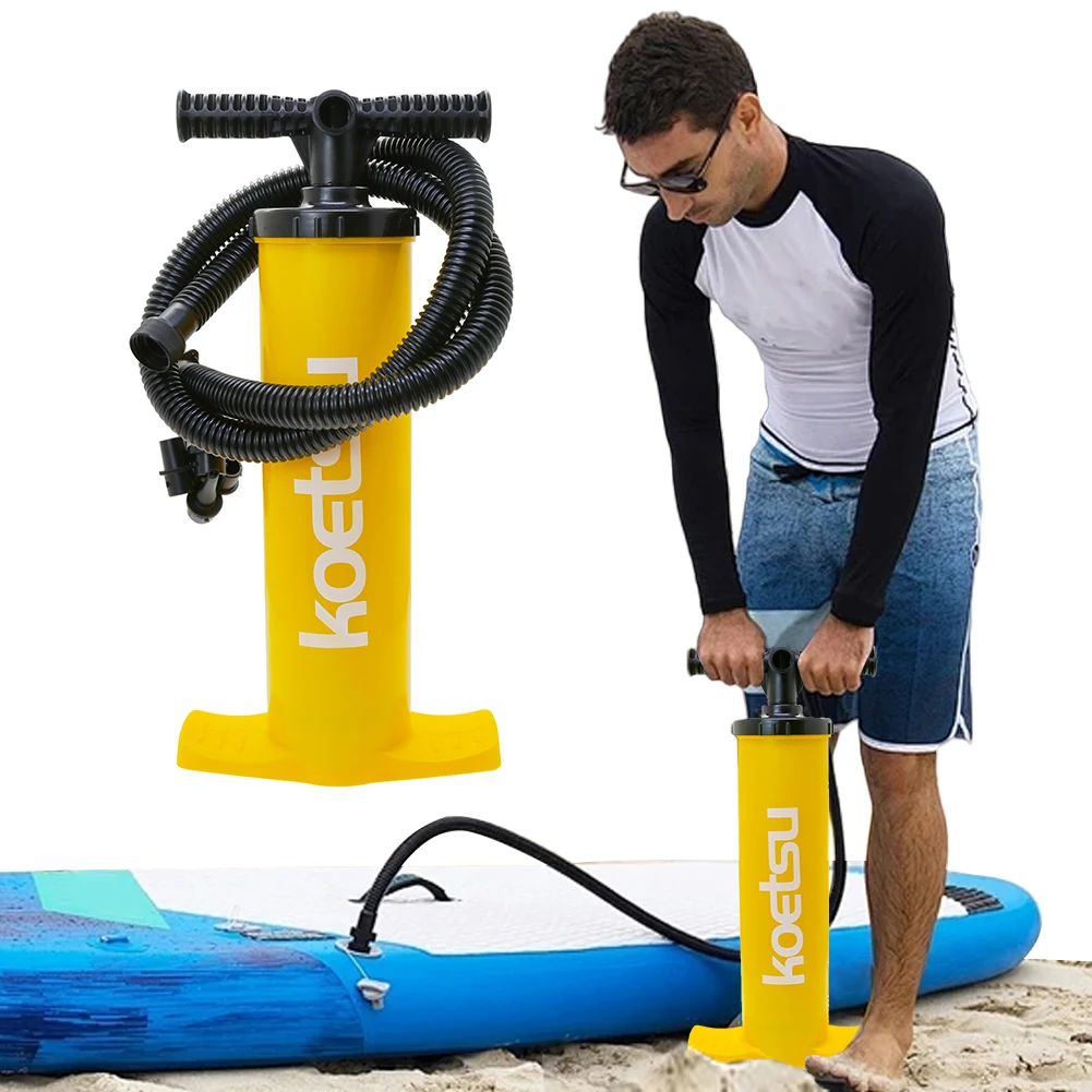 4L Kayak Air Pump Yellow Bidirectional Air Pump Inflatable Tent Sail ...