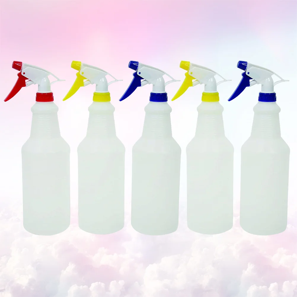 5pcs-Handheld-Spray-Bottles-Multi-use-Empty-Cleaner-Container-for ...