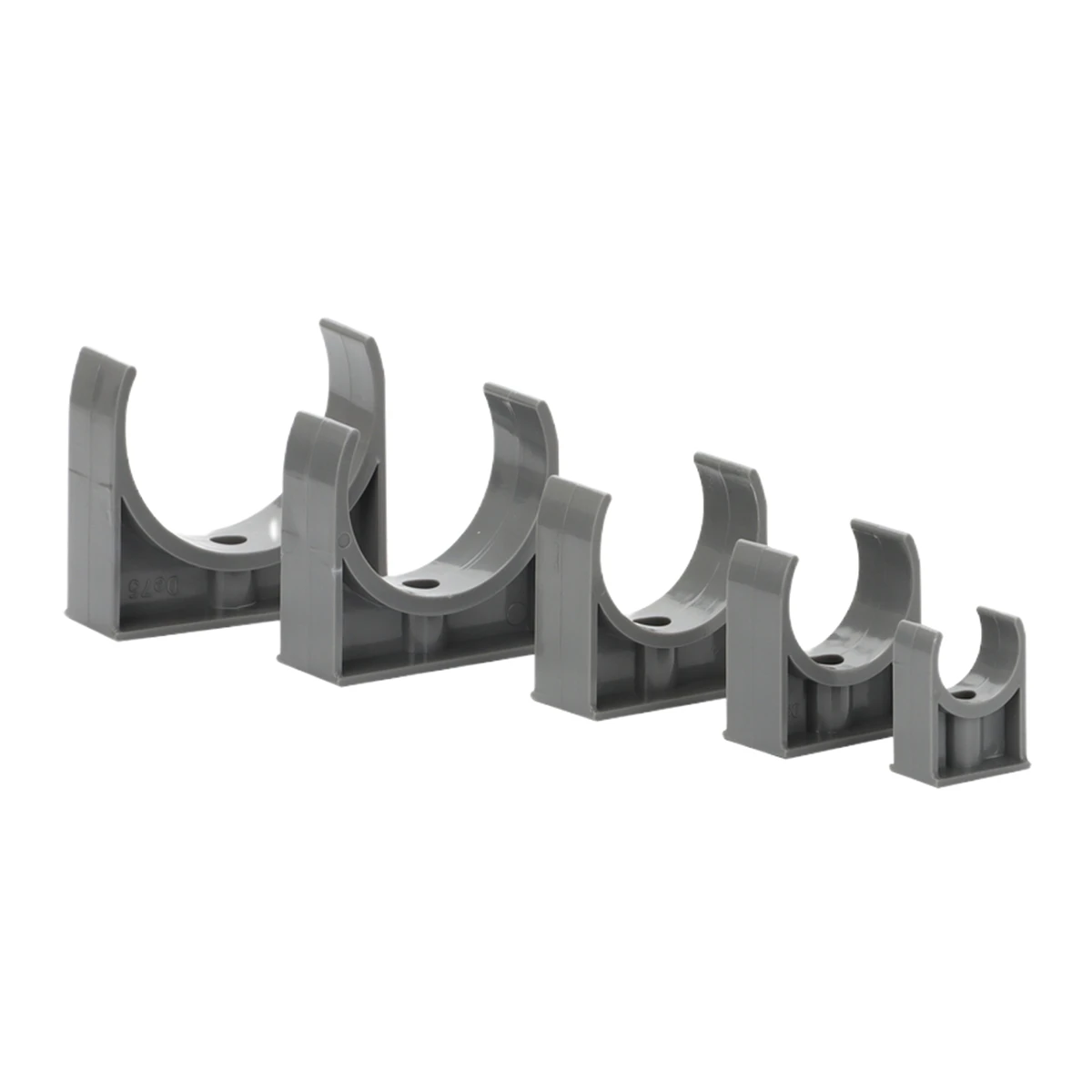 5/10PCS 20~50mm Grey/White PVC Pipe Clamp Connector Garden Irrigation ...