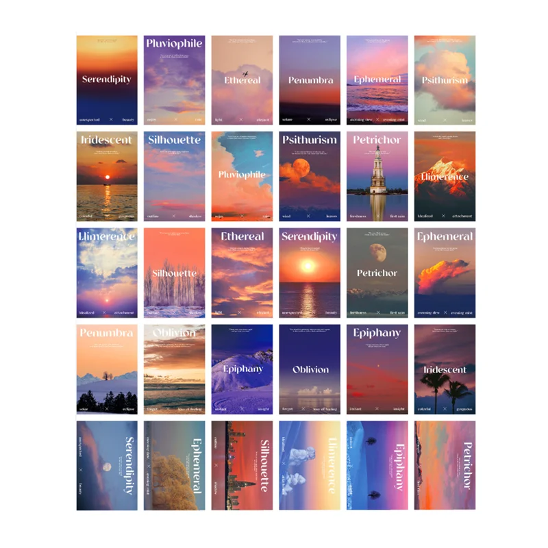 30Pcs-Lot-Beautiful-Auspicious-Meaning-Theme-Postcard-Christmas ...