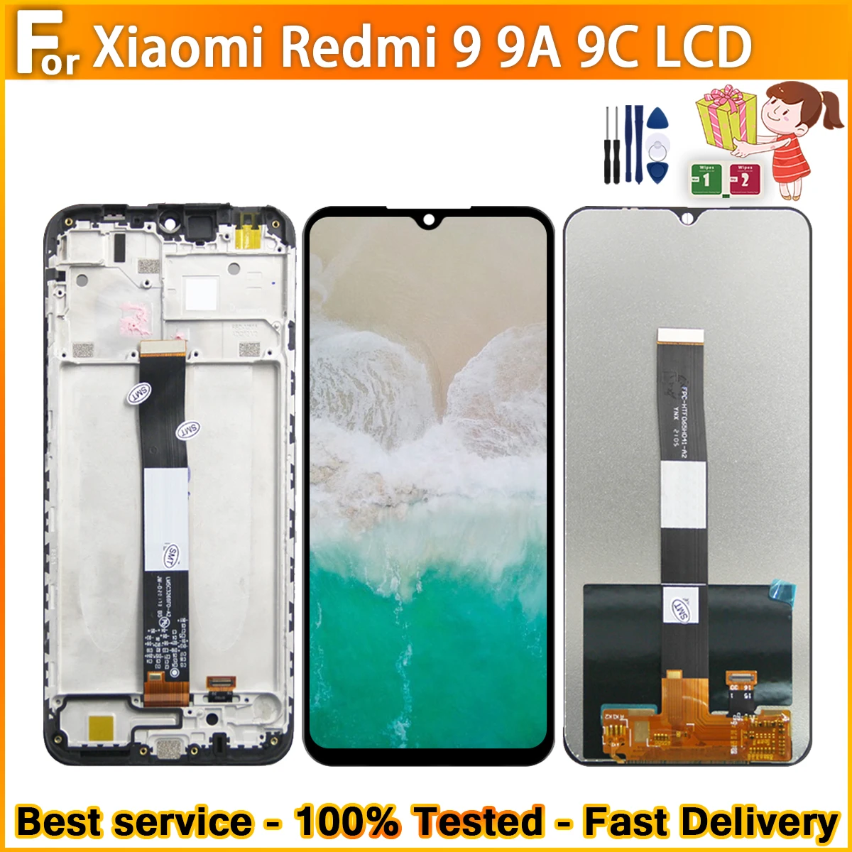 For-Xiaomi-Redmi-9-9A-9C-LCD-Display-Touch-screen-Digitizer-For-Redmi-9 ...