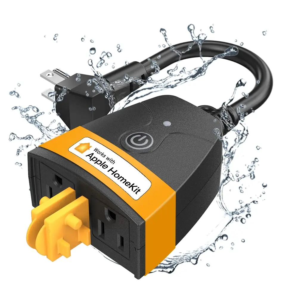 Refoss-HomeKit-US-Smart-Outdoor-Plug-WiFi-Outlet-with-2-Grounded-Sockets-Timer-Function-Support ...