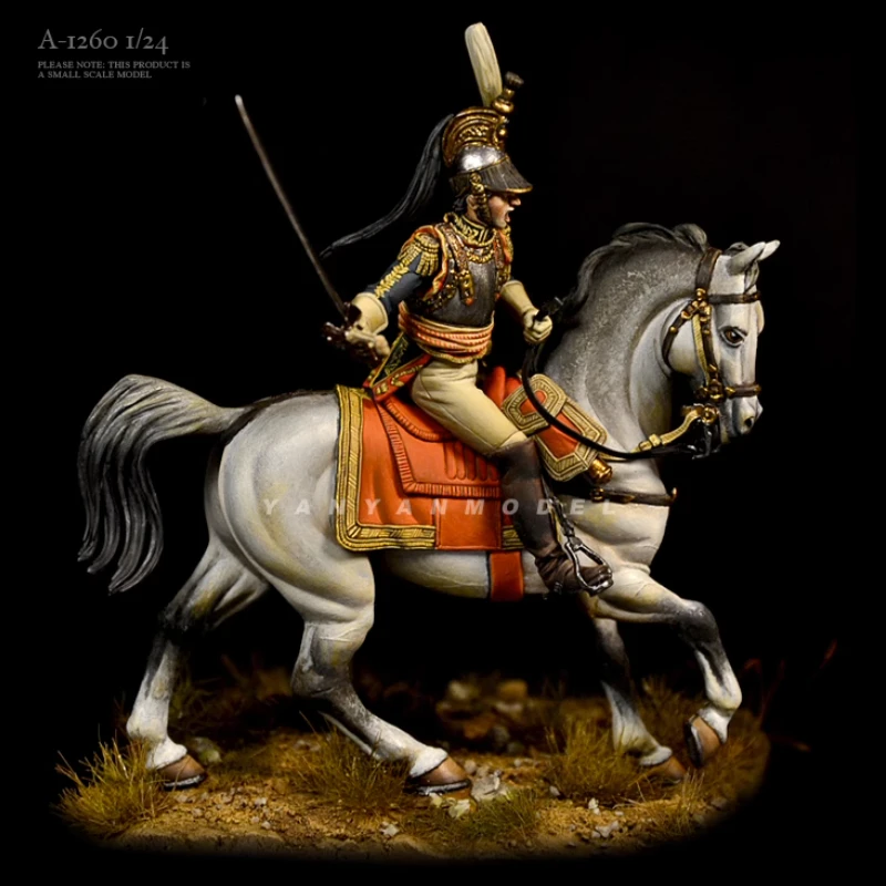 European-Guard-Cavalry-Resin-Figure-1-24-Model-Kit-Unpainted-and ...
