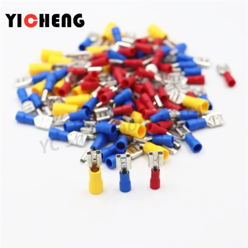 100pcs-male-and-female-butt-insulated-terminals-plug-spring-cold ...