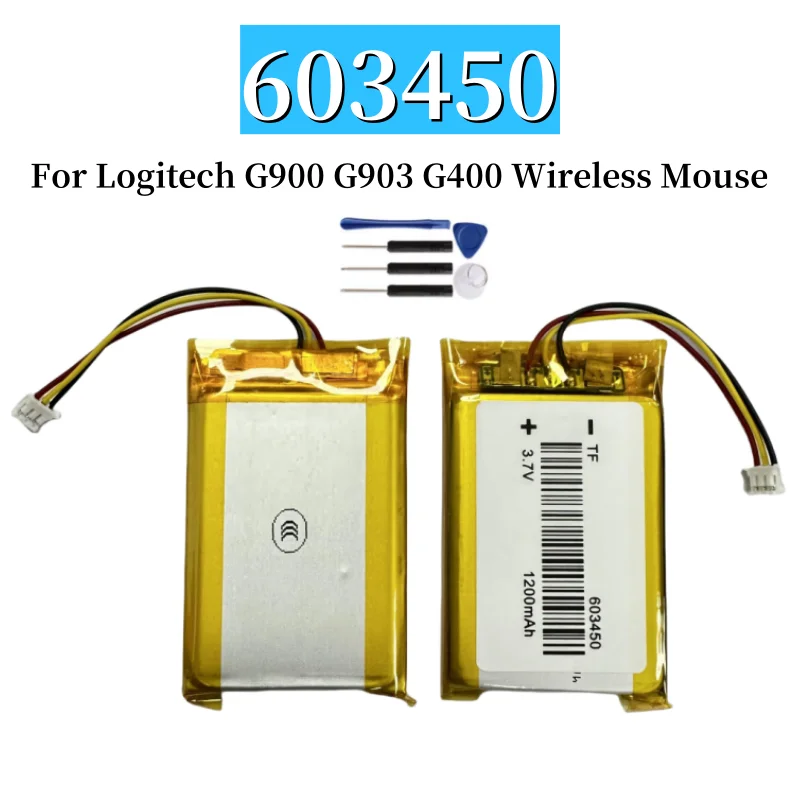 3.7V 1200mAh Lipo Rechargeable Battery Li cells 603450 + JST ZH 1.5mm ...