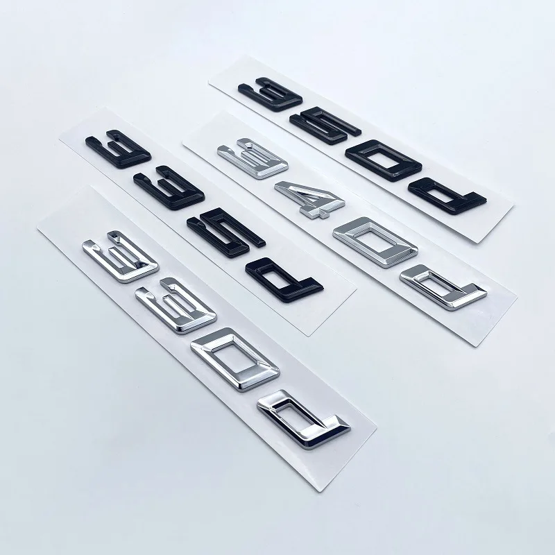 For BMW 3 Series Car Badge ABS Sticker 350d 340d 335d 330d 328d 325d ...