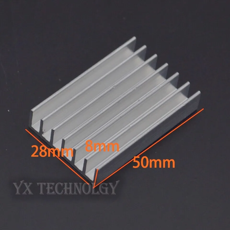 SZYTF 5pcs Quality heatsink module cooling heat sink block 50*28*8MM ...