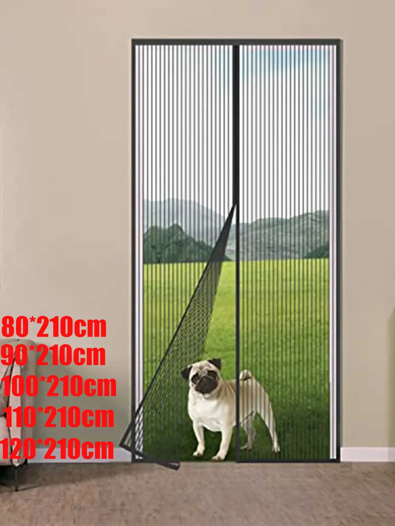 Summer-Anti-Insect-Door-Mesh-Anti-Mosquito-Ventilate-Door-Curtain-No ...
