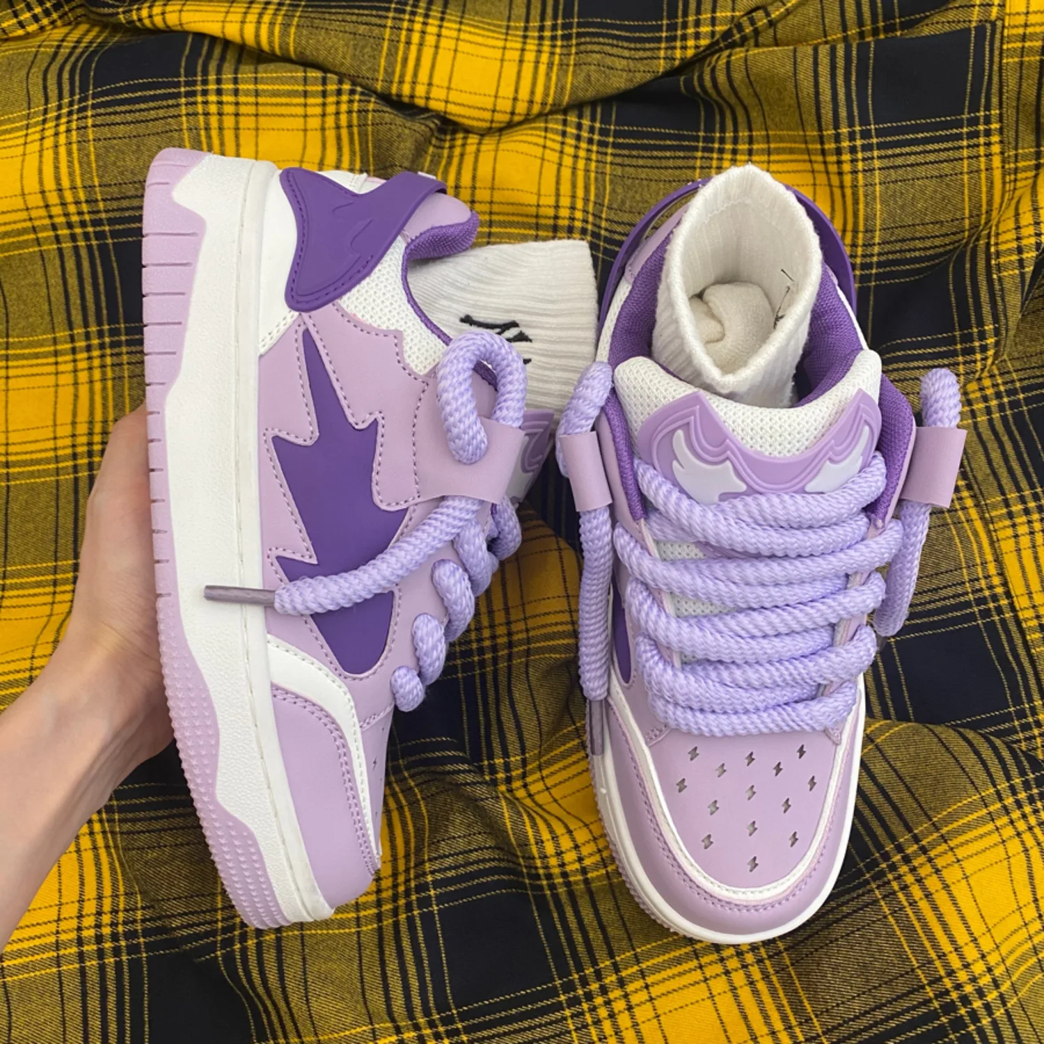 Lilac Sneakers