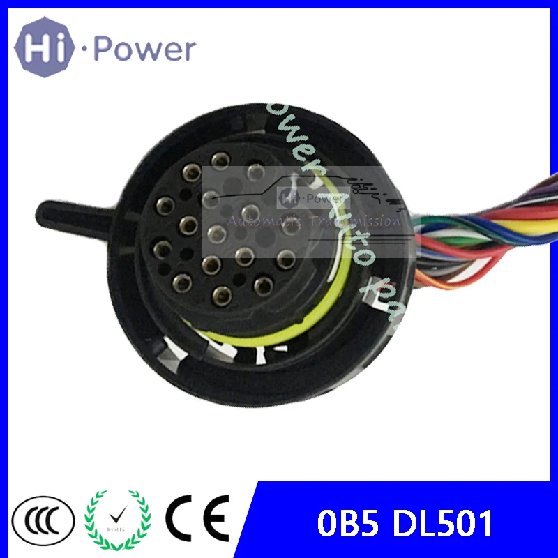 Automatic Transmission 0B5 Connector with Wires 420 973 716 DL501 TCM Wire Connector OB5 Plug ...