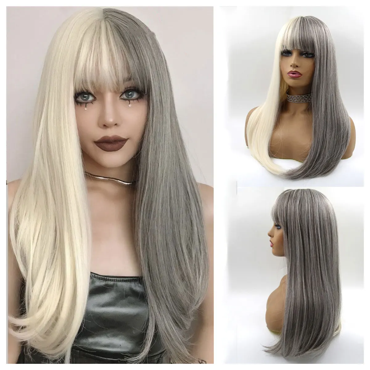 Synthetic hair wigs Archives - Hair.lk
