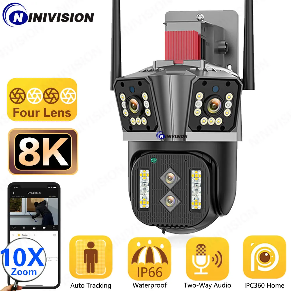 8K-6K-WIFI-IP-Camera-10X-Optical-Zoom-Auto-Tracking-Outdoor-Four-Lens ...