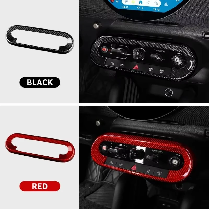 Real Hard Carbon Fiber Sticker For MINI F65 F66 F67 J01 Electric EV ...