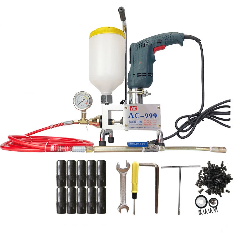 AC-999 Epoxy Grouting Machine 220V/1100W Epoxy Injection Pump ...