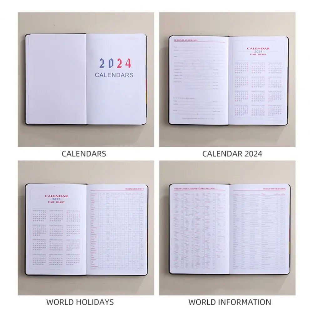 Elegant-Faux-Leather-Agenda-Book-Stylish-Faux-Leather-2024-Monthly ...