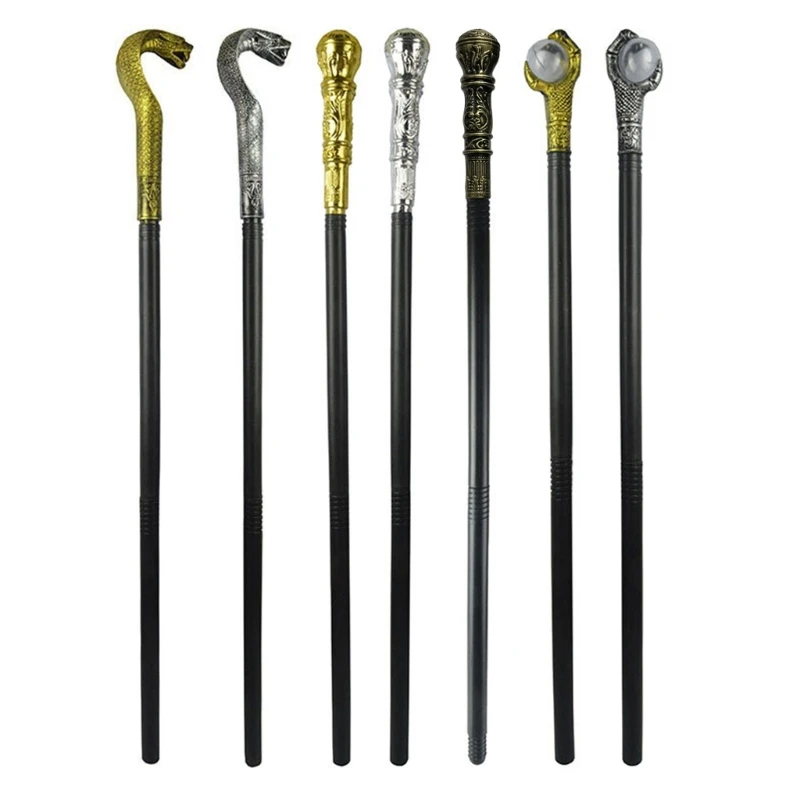 Snake-Cobras-Cane-Pharaoh-Scepter-Pimp-Wizard-Staff-Halloween-Cosplay ...
