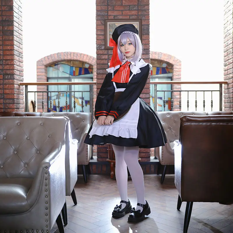 Genshin-Impact-cos-clothes-KFC-linkage-Noelle-cos-clothes-conjunto-completo-de-Lolita-cosplay ...