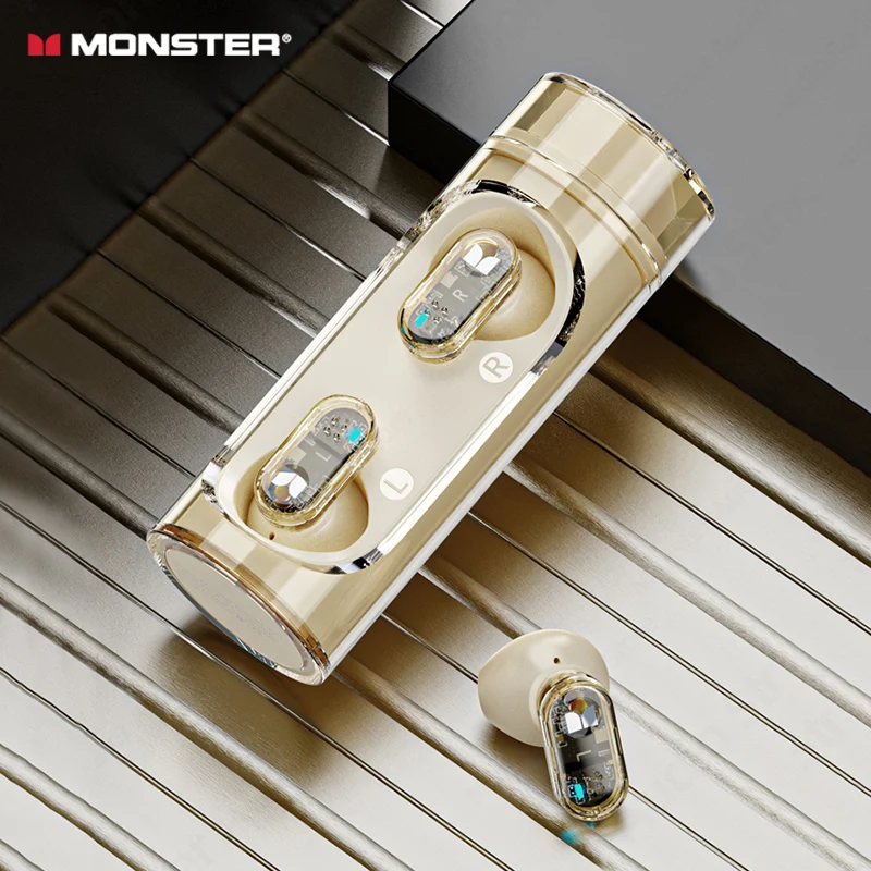 Original Monster V5.3 Wireless Bluetooth Headset XKT13 HIFI Sound ...