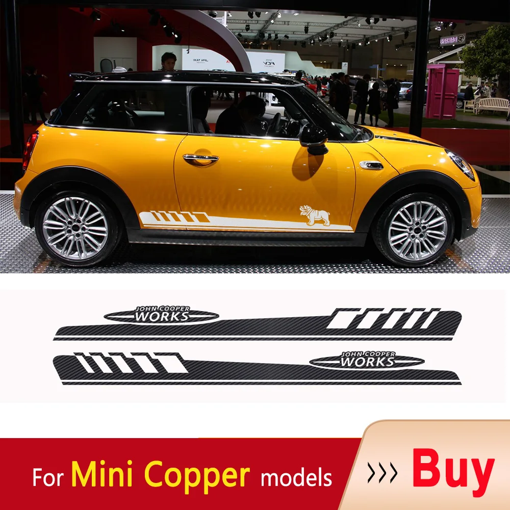 Car-Side-Stickers-Body-Stripes-Vinyl-Decal-For-Mini-Cooper-Clubman ...