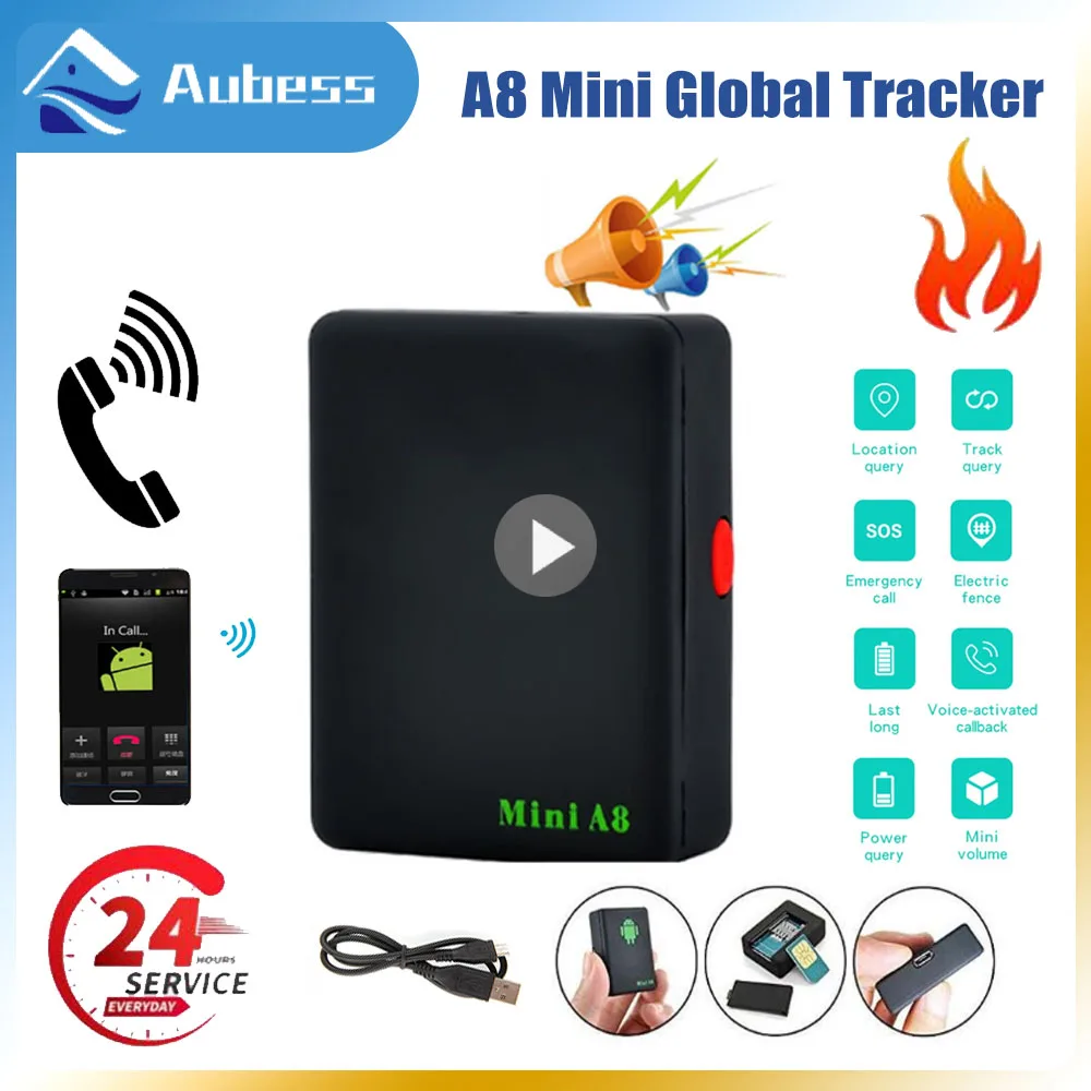 New-Real-Time-Tracking-Mobile-Keys-Pet-Kids-Finder-A8-Mini-Global ...