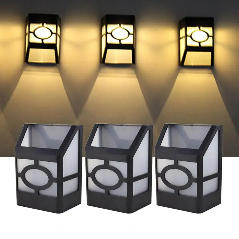 2LED-Retro-Solar-Wall-Lamp-Sunlight-Lamps-Outdoor-Waterproof-Led-Light ...