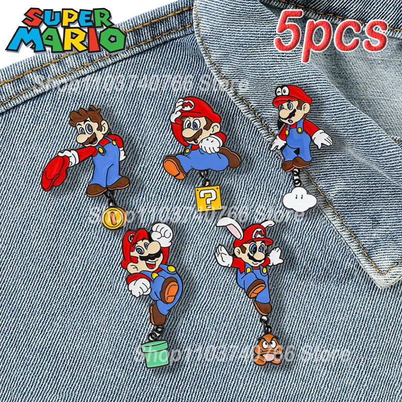 1set-Super-Mario-Enamel-Pins-Anime-Cartoon-Mario-Bros-Metal-Brooch ...