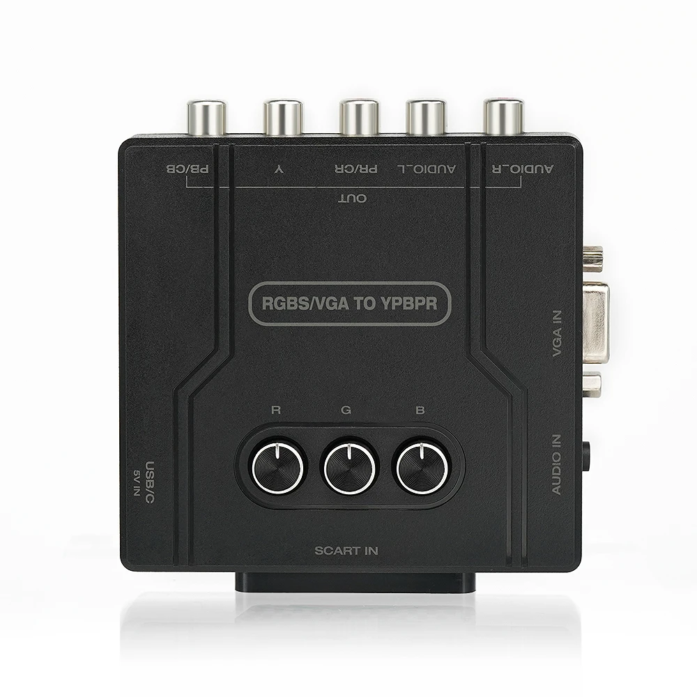 Game-Console-RGBS-VGA-SCART-To-YPBPR-Component-Converter-RGBS-VGA-SCART ...