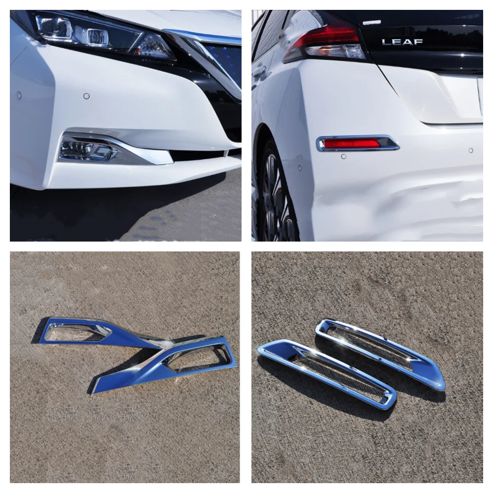 For Nissan Leaf ZE1 2018 -2022 Accessories Fog Lamp Eyelid Eyebrow ...