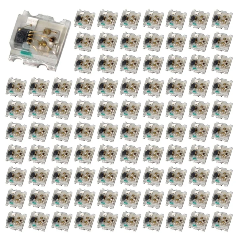 Chip-LED-600-piezas-WS2812-2020-4-pines-Mini-PCB-blanco-direccionable ...