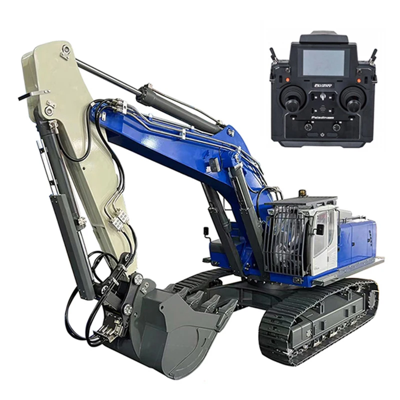 HUINA-Modelo-Escavadeira-Hidr-ulica-RC-para-Adultos-Metal-Crawler ...