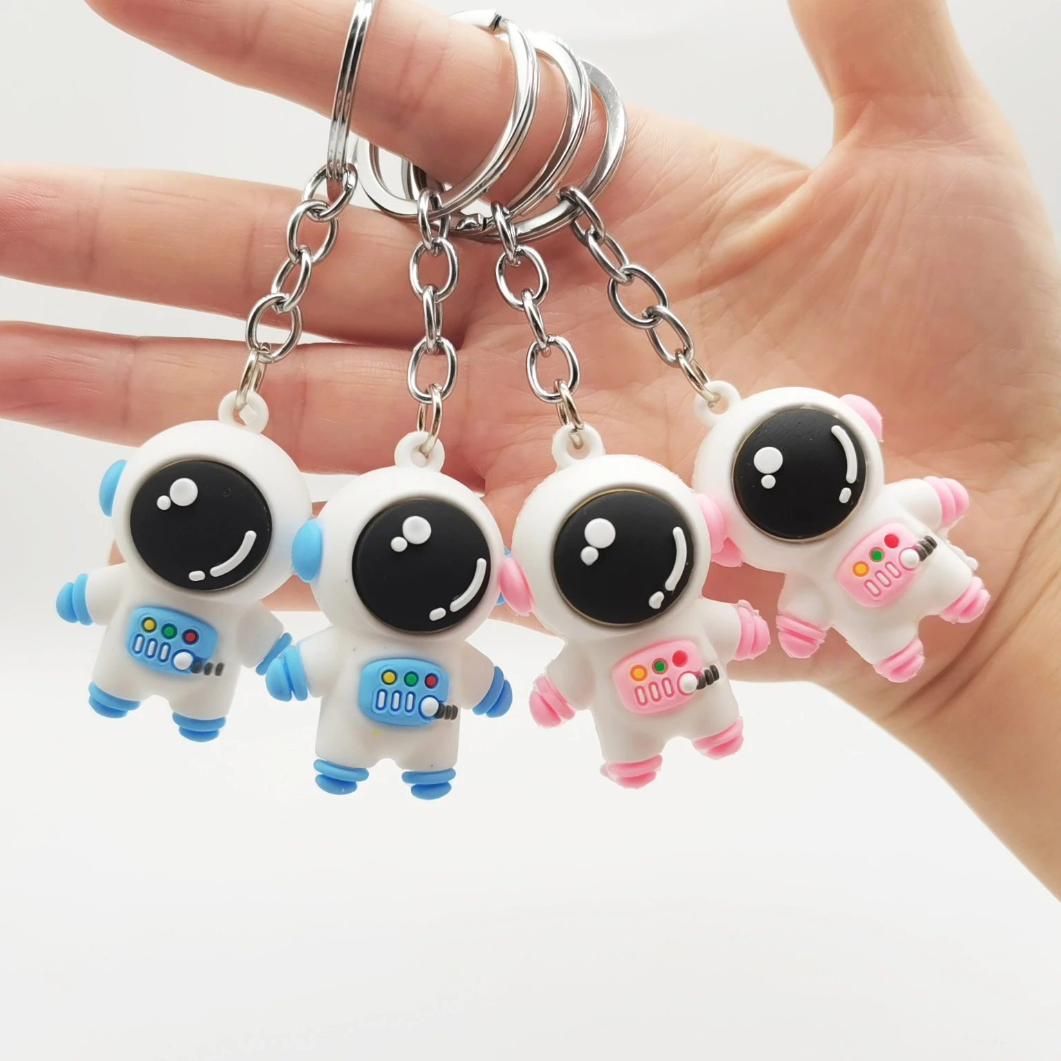 Astronaut Keychains Couples | 3d Astronaut Keychain | Key Ring | Key ...