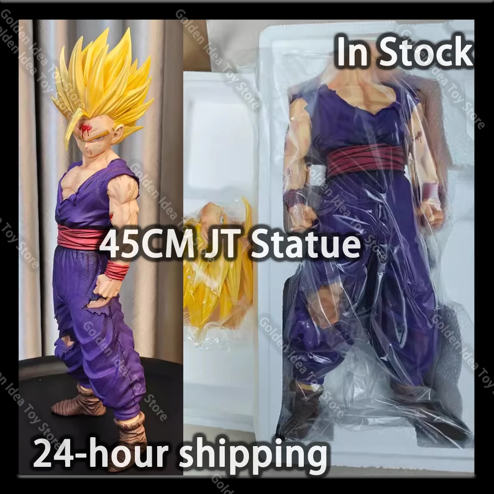 In Stock 45CM Jt Statue Dragon Ball Anime Figure 2% Son Gohan Figures ...