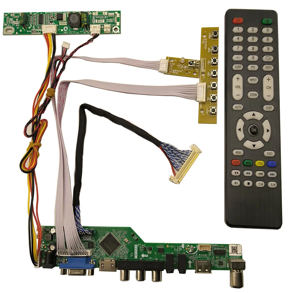 New-TV-Controller-board-Kit-LTM230HT10-TV-HDMI-VGA-AV-USB-LCD-LED ...