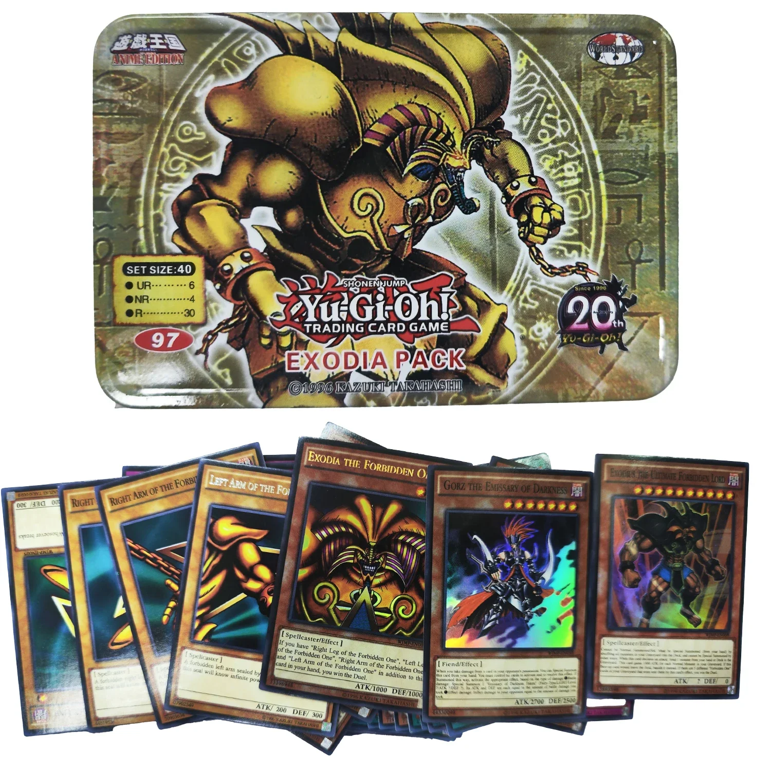 Yu-Gi-Oh-Cards-EXODIA-PACK-Tarjeta-inglesa-hologr-fica-Golden-White ...