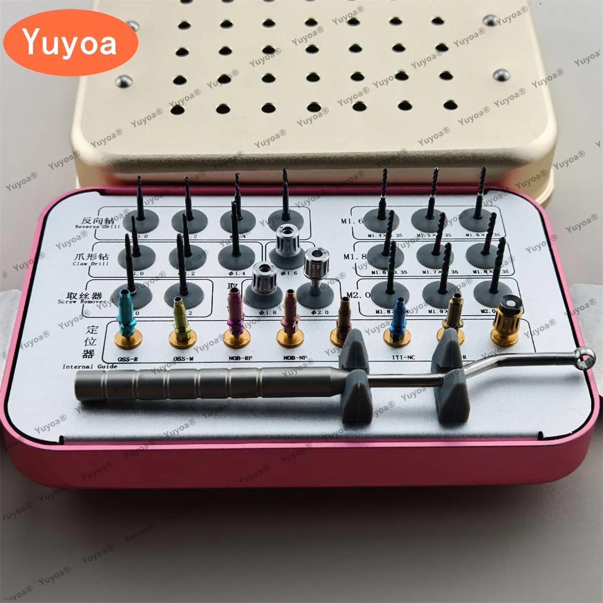 1 set Dental Implant &Fractured Screw Removal Kit for Osstem Nobel ITI ...