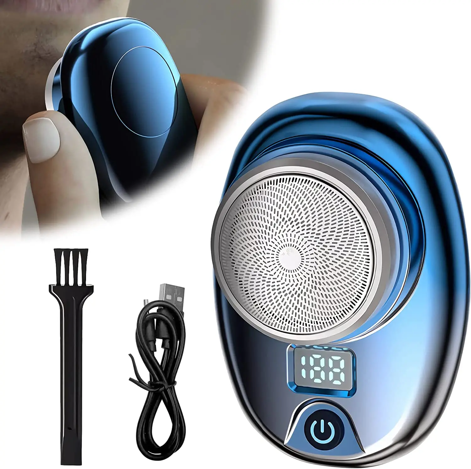 Mini-Shaver-Portable-Electric-Shaver-with-LED-Display-Electric-Razor ...