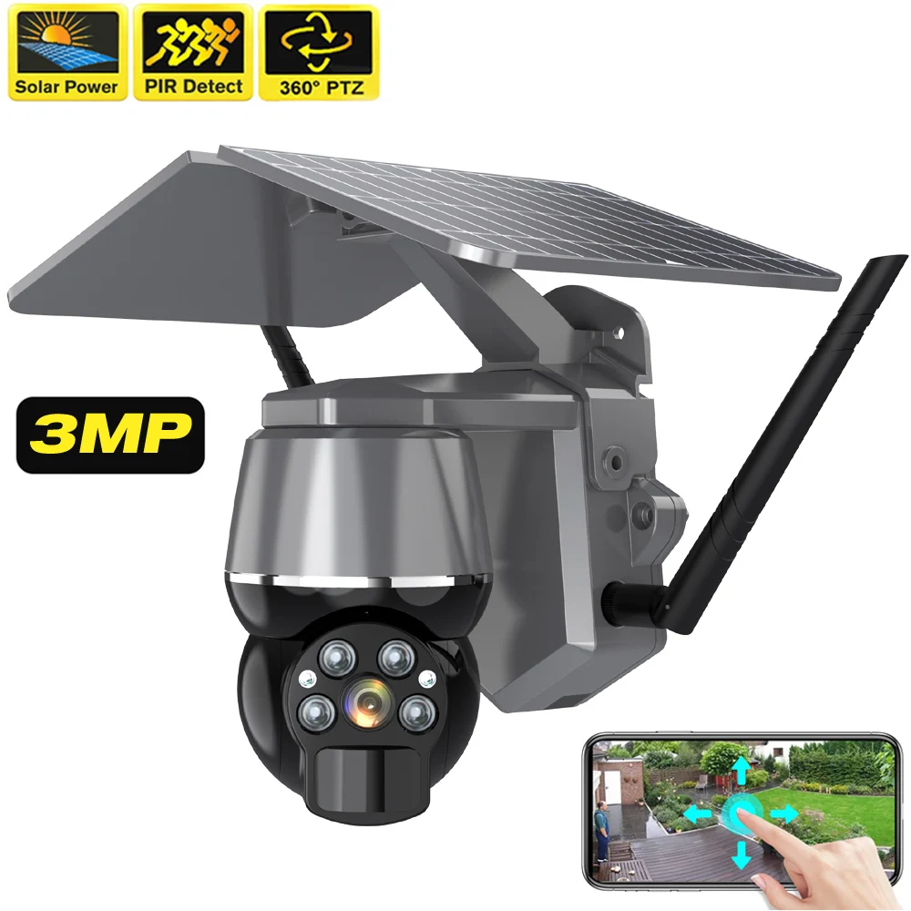 Solar Powered Security Camera Outdoor 4g | Wireless Solar Powered ...