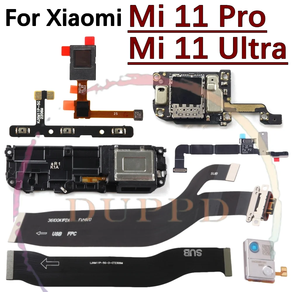 SIM-Card-Board-For-Xiaomi-Mi-11-Ultra-Mi11-Pro-LoudSpeaker-Earpiece ...