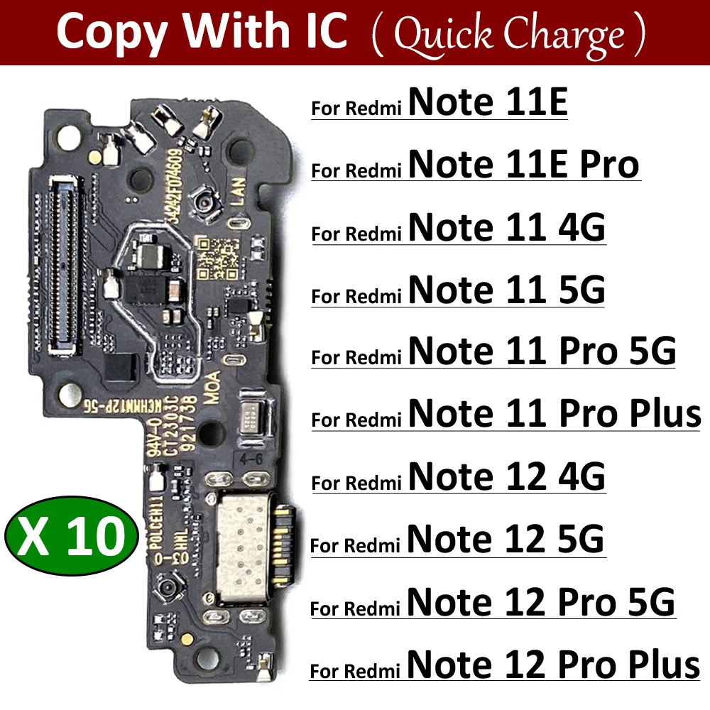 10Pcs, Dock Connector Micro USB Charger Charging Port Flex Cable Micro ...