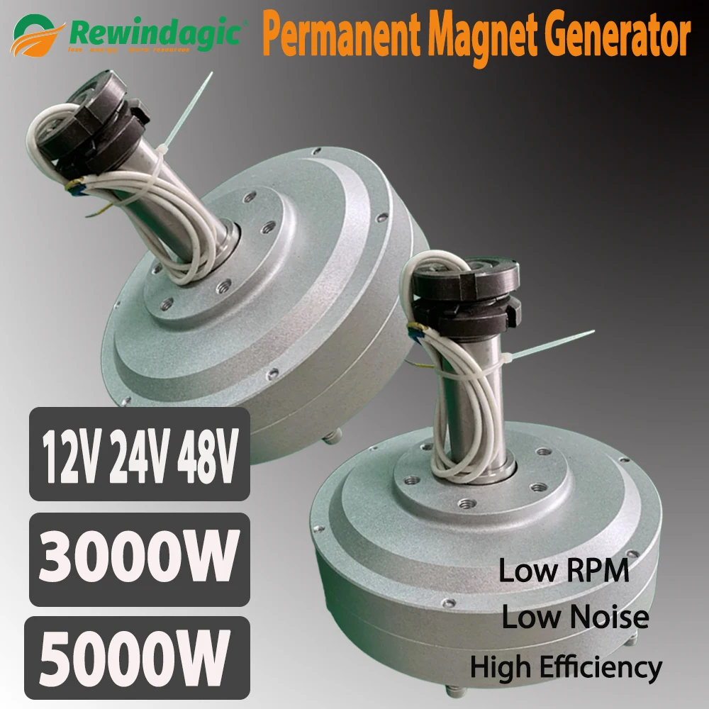 China-Factory-New-Energy-Wind-Generator-And-Turbine-Low-Speed-3000W ...