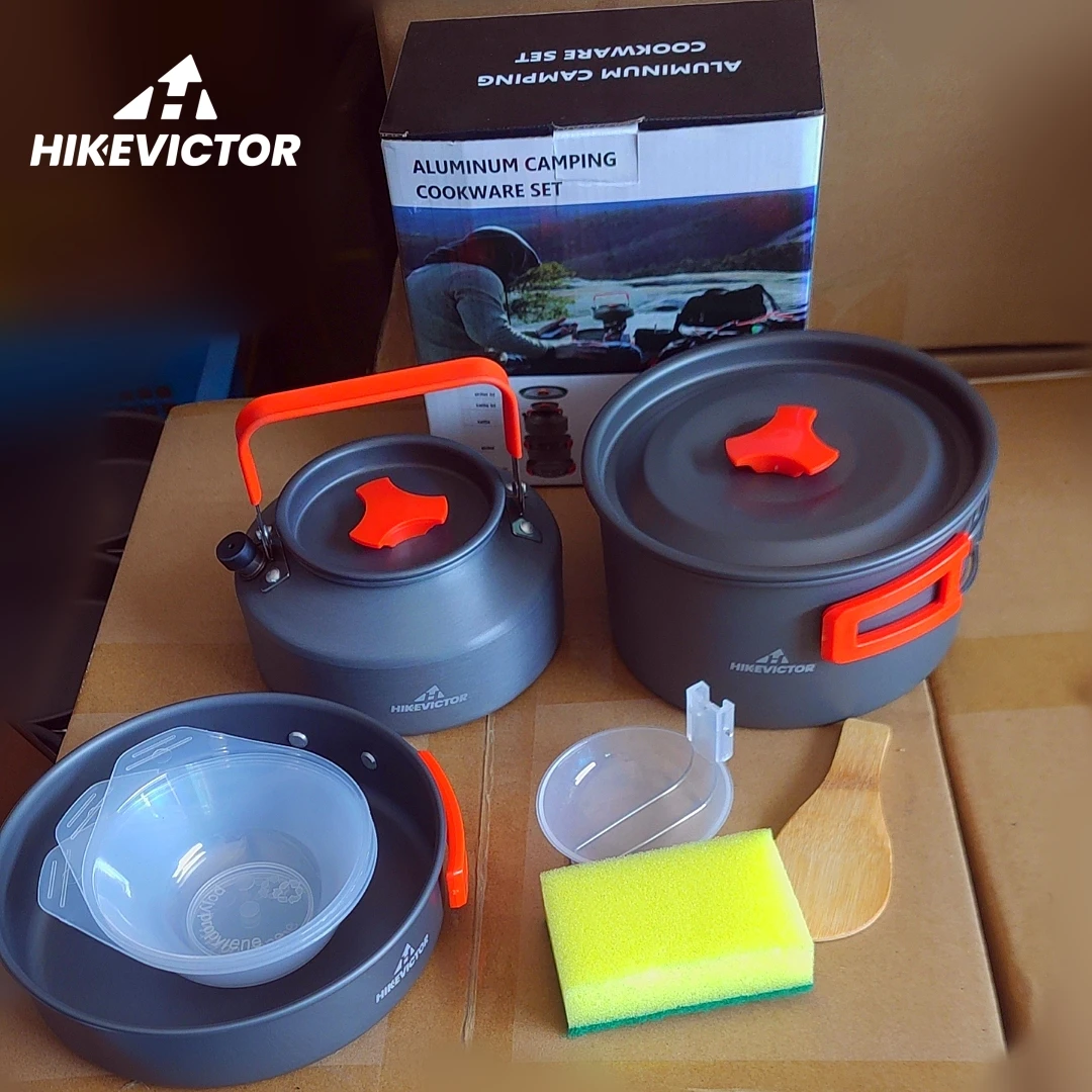 Hikevictor-Camping-Cookware-Set-Aluminum-Portable-Outdoor-Tableware ...