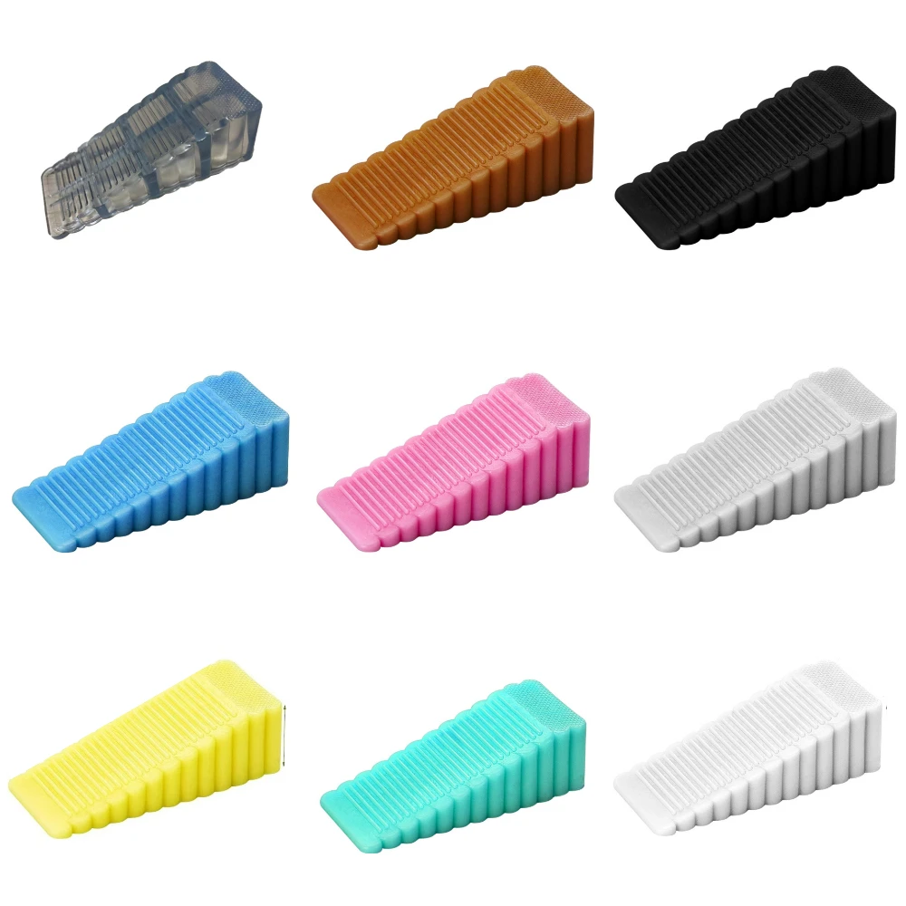 PVC-Door-Stopper-Shock-Absorbent-Block-Wedge-Doorstops-Anti-collision ...