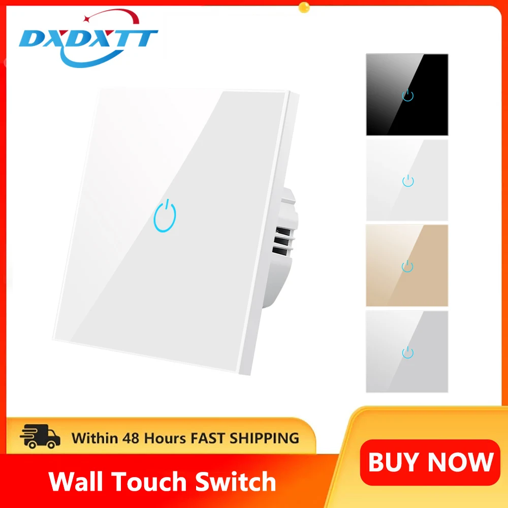 Touch-Switch-EU-Standard-White-Crystal-Glass-Switch-220v-Switch-1-Way-1 ...