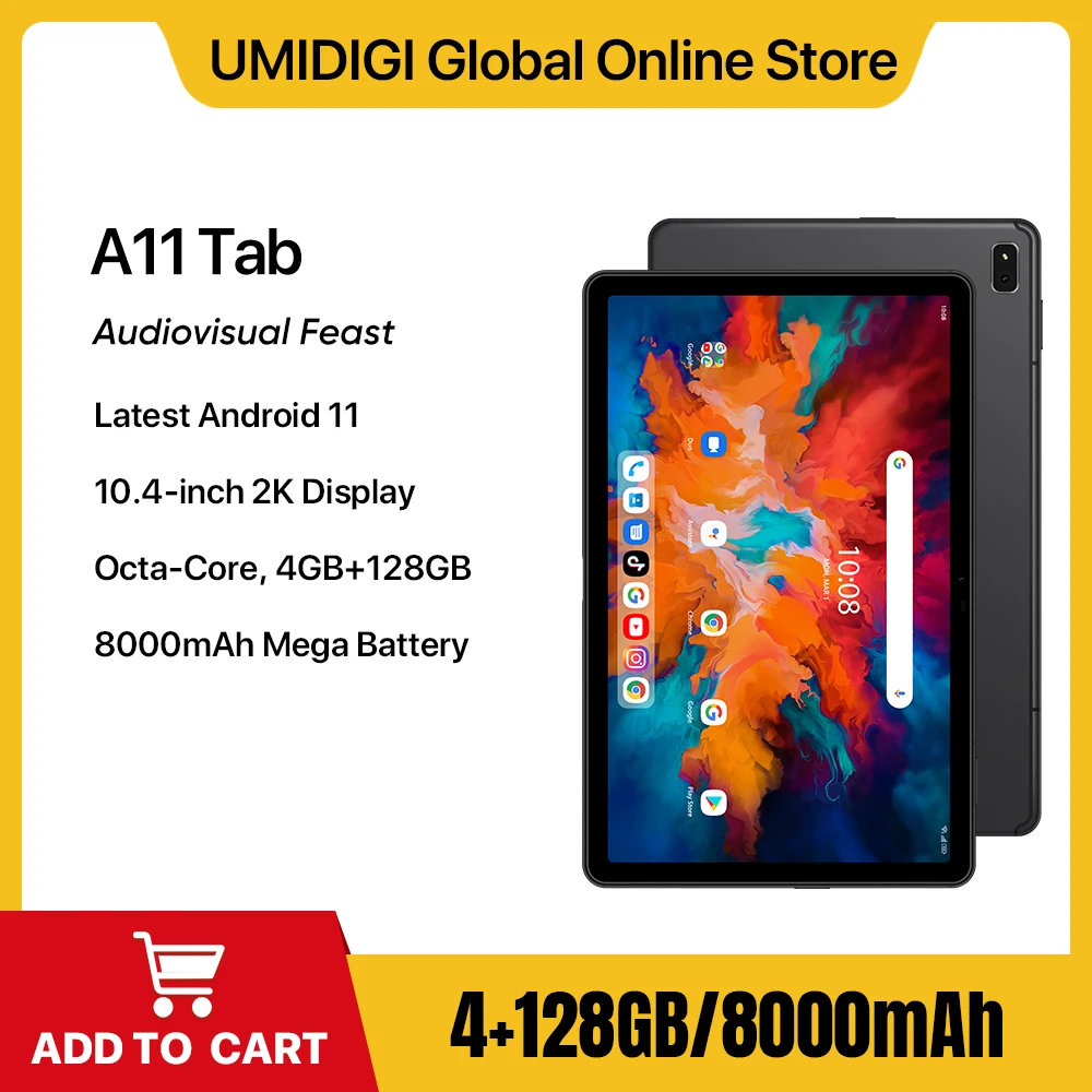 UMIDIGI-A11-Tab-Android-11-Tablet-10-4-4GB-RAM-128GB-ROM-Helio-P22-Octa ...