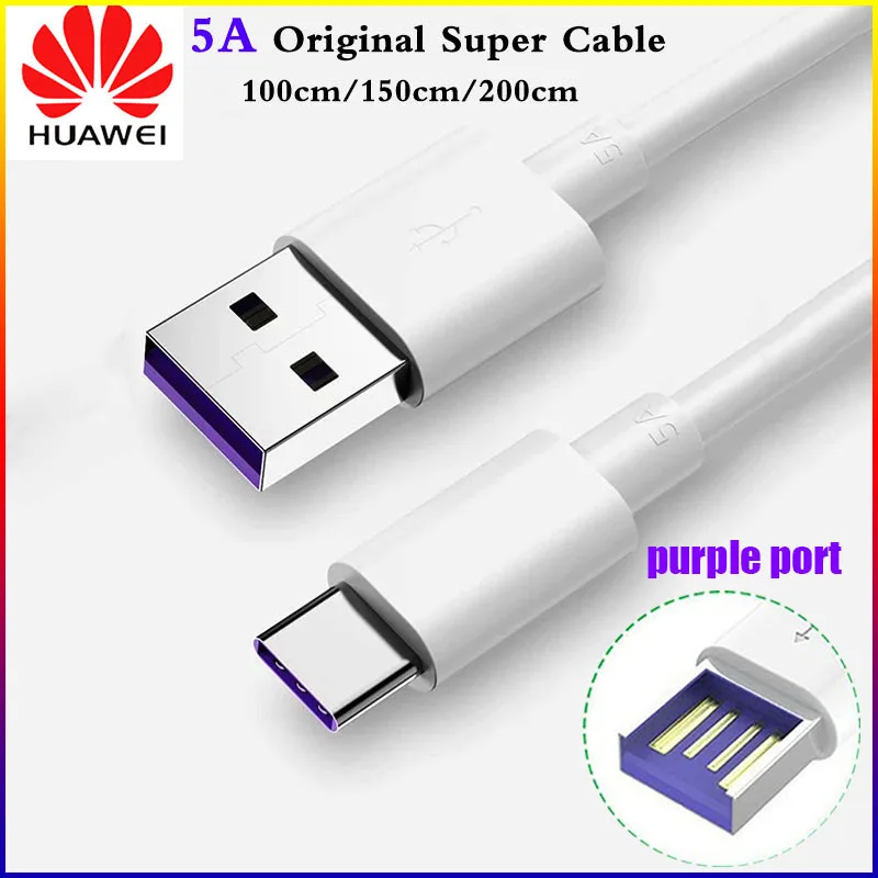 Original-Huawei-SuperCharge-Type-C-Cable-5A-Fast-Charging-Data-USB-C ...